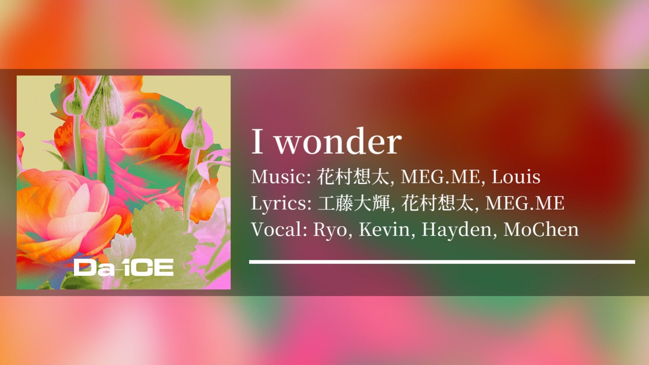 【Ryo, Kevin, Hayden, Mo Chen】I wonder【SynthV カバー】 - ニコニコ動画