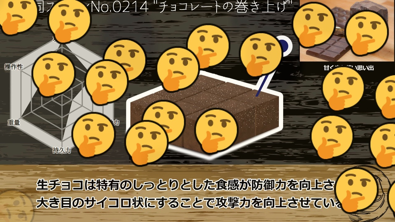 【SCP紹介】闇寿司ファイルNo.0214 "チョコレートの巻き上げ"【GoIフォーマット闇寿司】 - ニコニコ動画