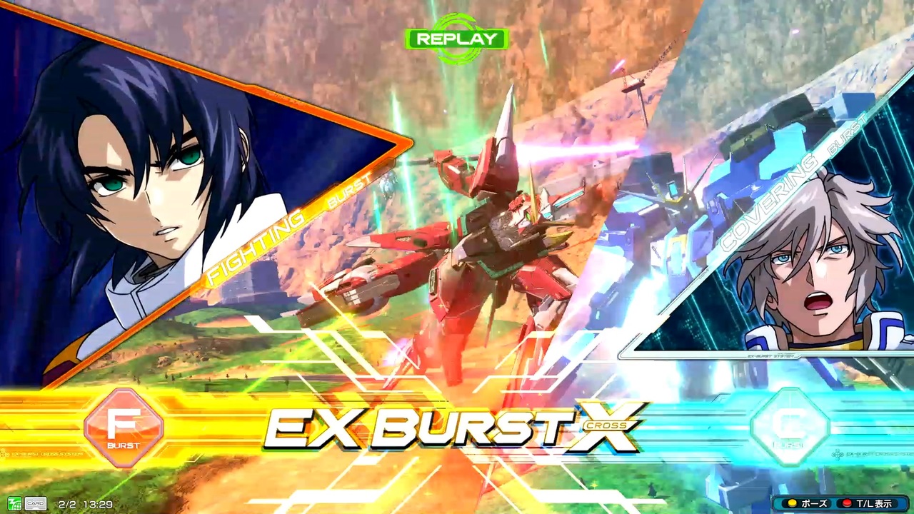 EXVS2OB 02.02 固定クラスマッチ インフィニットジャスティス視点その1 - ニコニコ動画