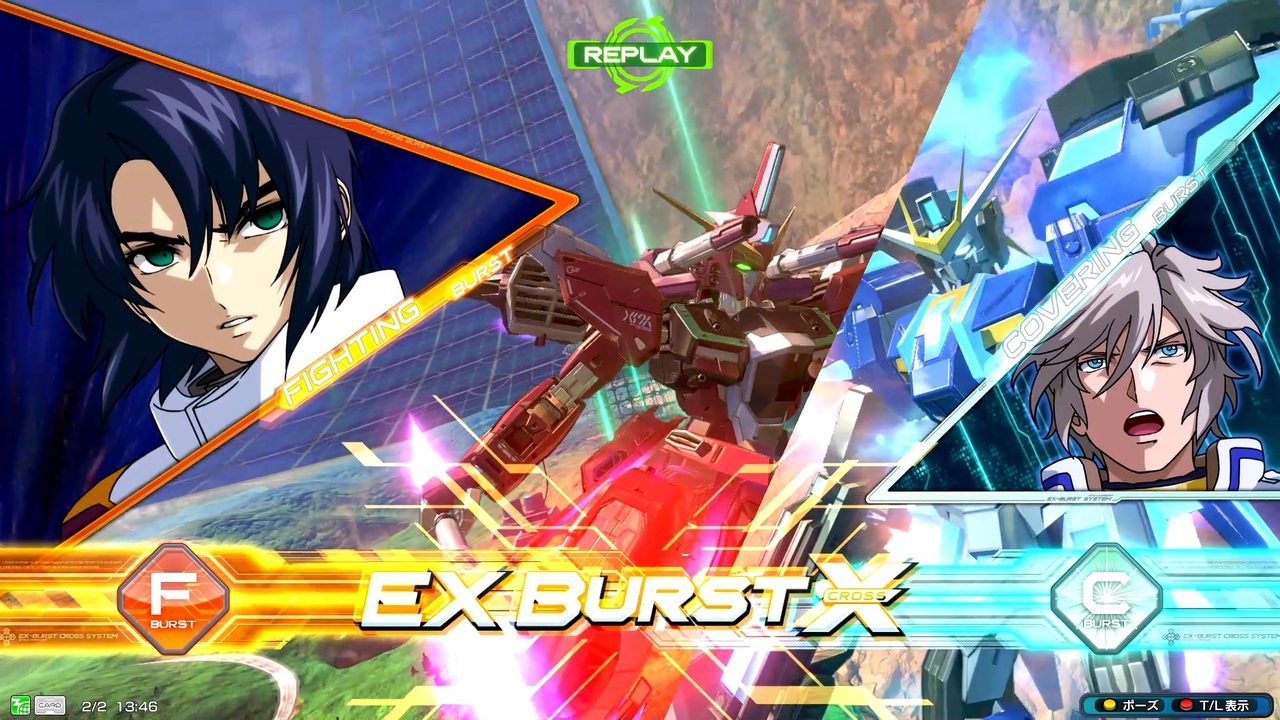 EXVS2OB 02.02 固定クラスマッチ インフィニットジャスティス視点その2 - ニコニコ動画