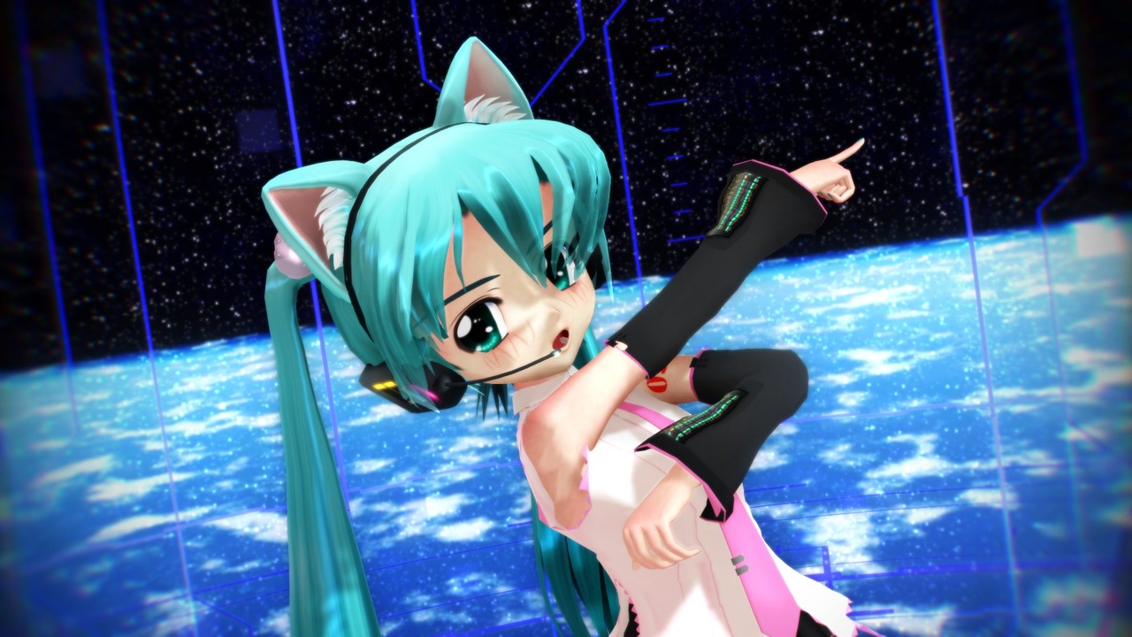 【MMD】Blue Star【らぶ式ぷちミク】 - ニコニコ動画