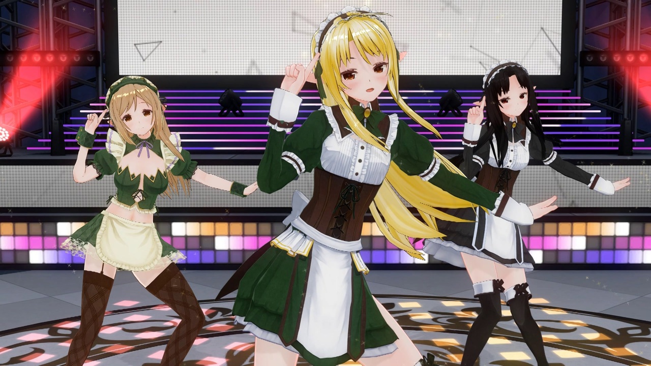 【COM3D2】エルフメイドで「Night Magic Fire」 - ニコニコ動画