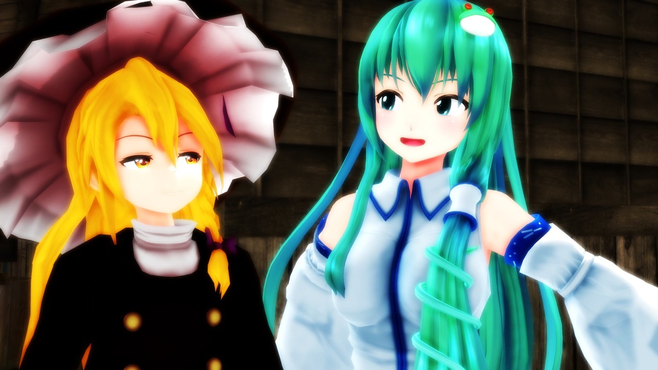【東方mmd】探し物早苗と魔理沙【mmd紙芝居】 ニコニコ動画
