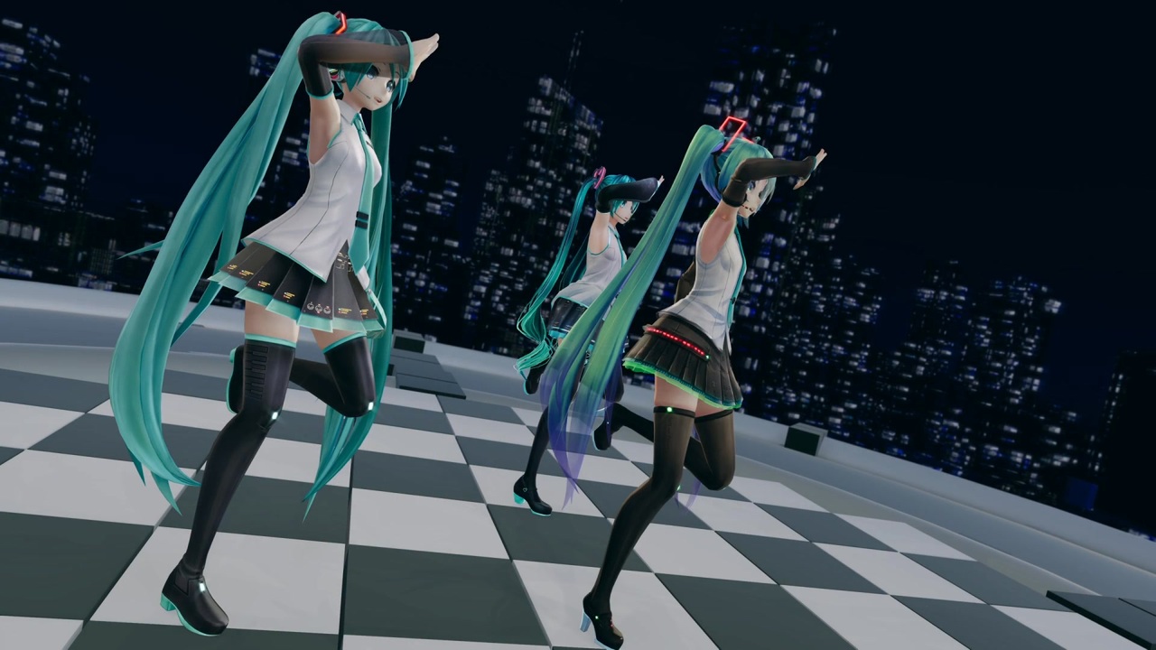 【MMD】3人のミクさんで「シークシークシーク」【sdPBR】 - ニコニコ動画