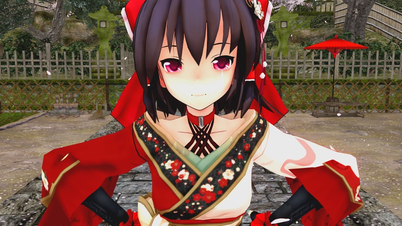 【東方MMD】和装霊夢が踊る Red Rose - ニコニコ動画