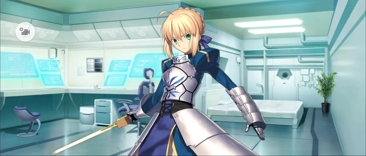 【FGO】アルトリア・ペンドラゴン（マイルーム）サーヴァント。 - ニコニコ動画