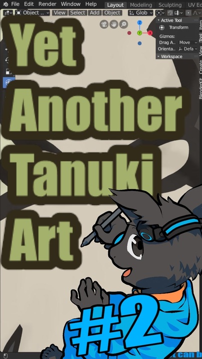 Live Drawing Pt.2 A Multi Role Tanuki on the Business even Behind the ...