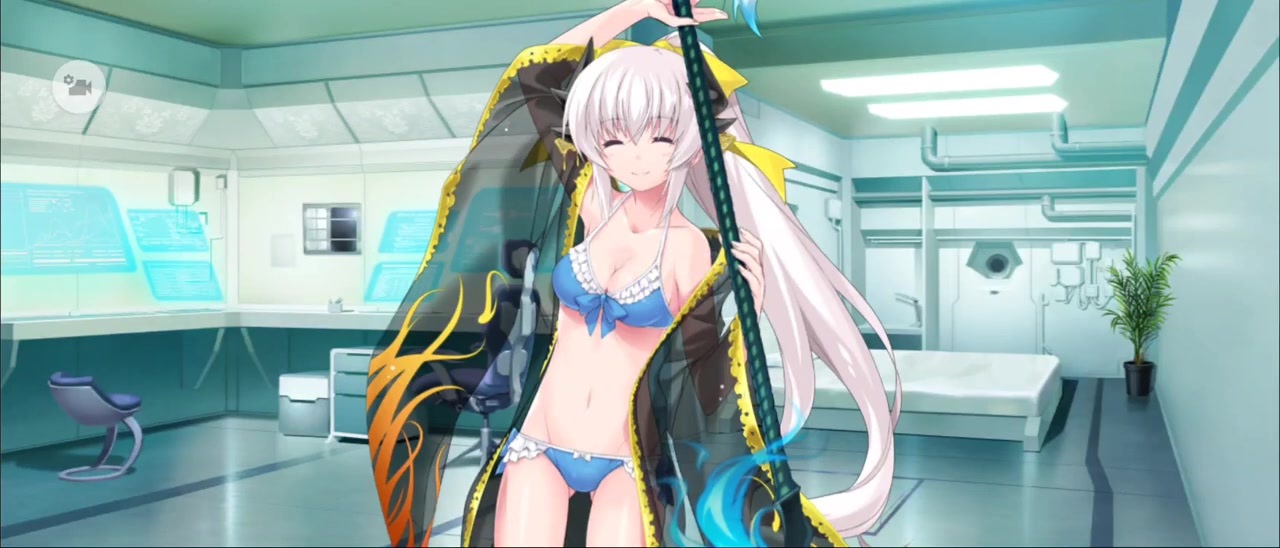 【FGO】水着清姫(ランサー)〘マイルーム〙イベント。 - ニコニコ動画