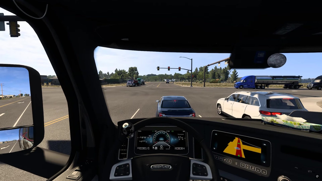 [ATS] 配送の記録6 ワイオミング州 キャスパー→モンタナ州 ローレル America - ニコニコ動画