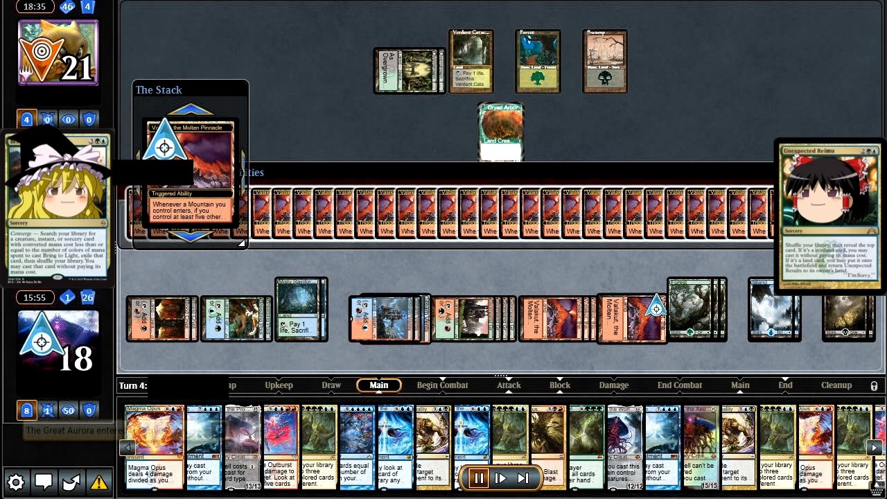 [MTG]予想外の下に366[MO] - ニコニコ動画