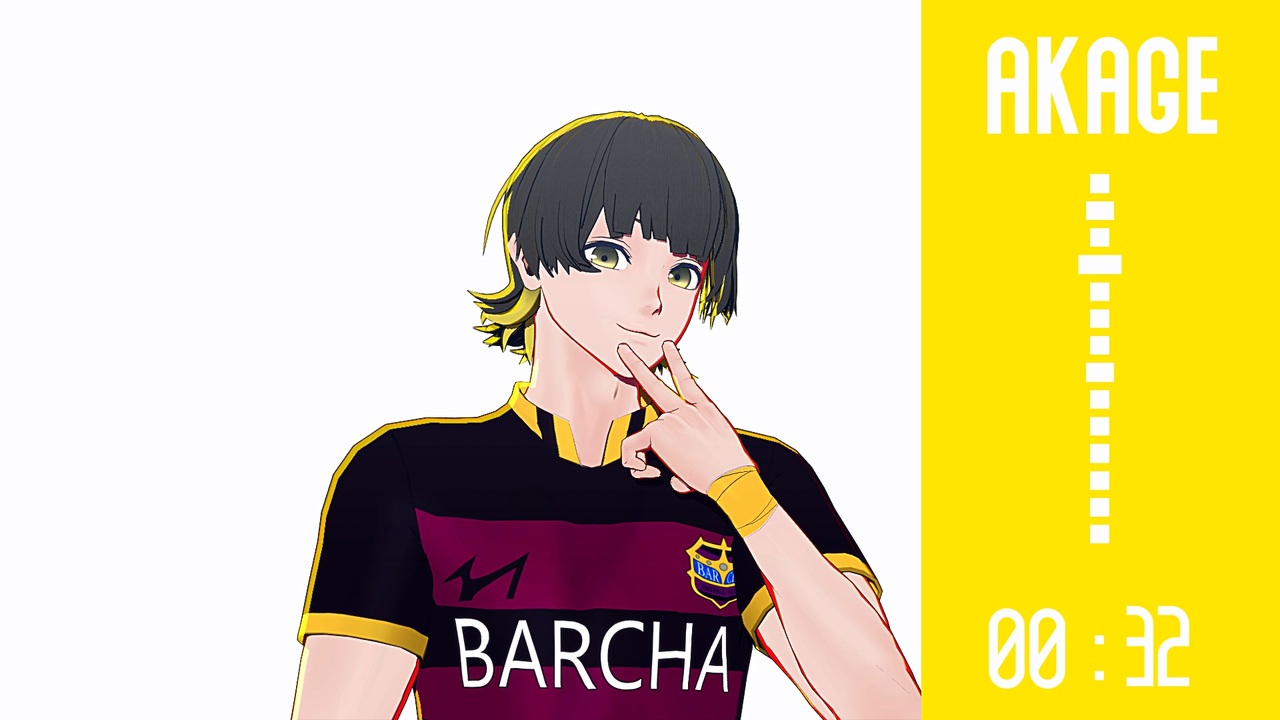 【MMDブルーロック】AKAGE【蜂楽廻】 - ニコニコ動画