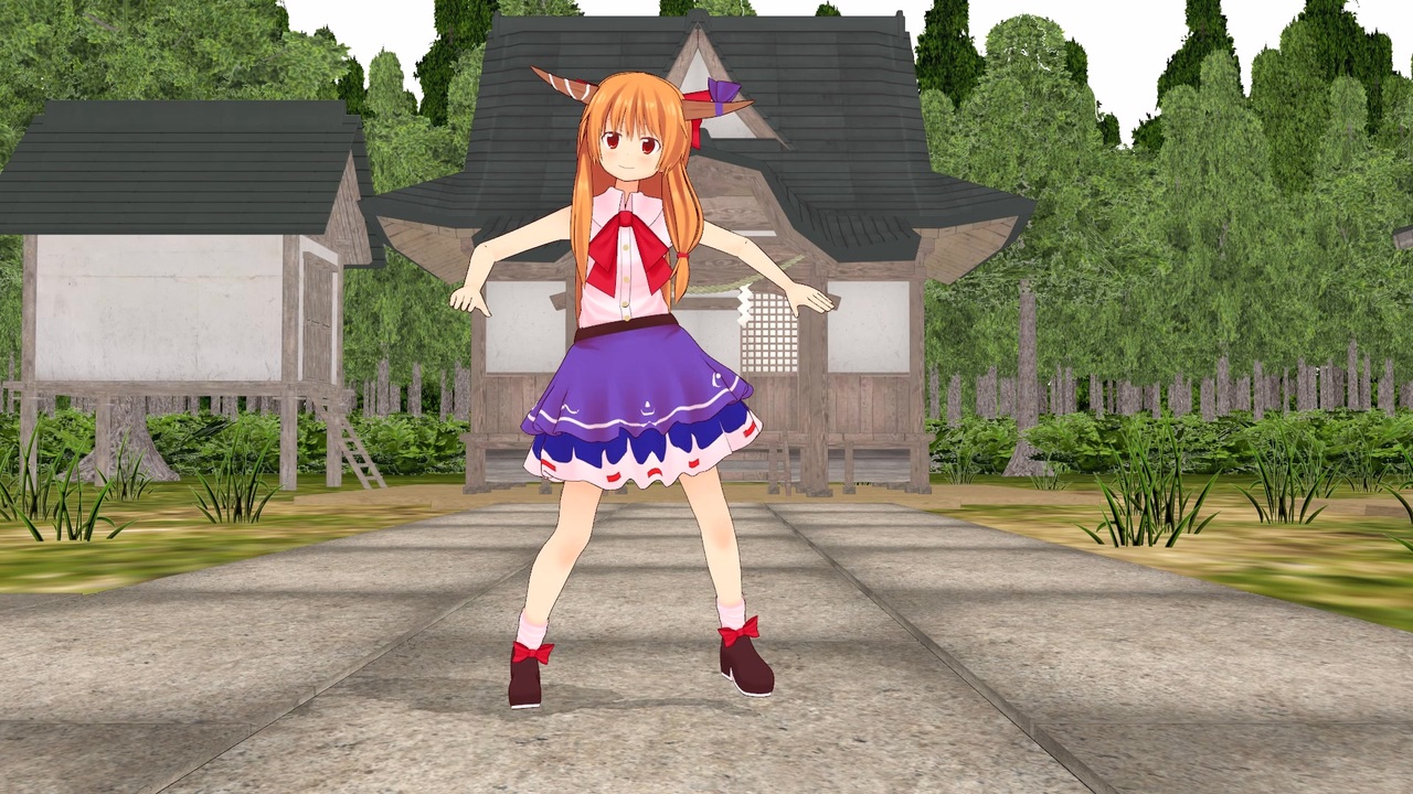 YAJU&Uダンスを踊る野獣妹【MMD】 - ニコニコ動画