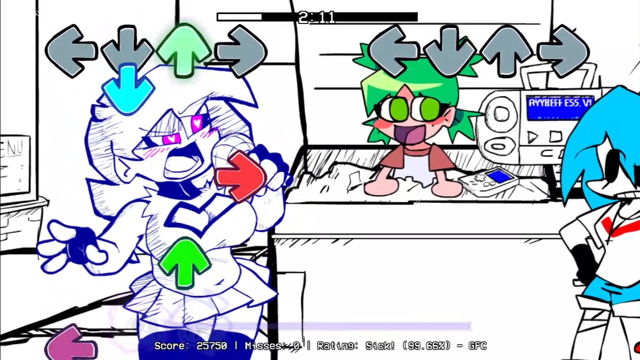 【いまさらやってみるシリーズ】FNF NuSky + SkyverseのBLUE - ニコニコ動画