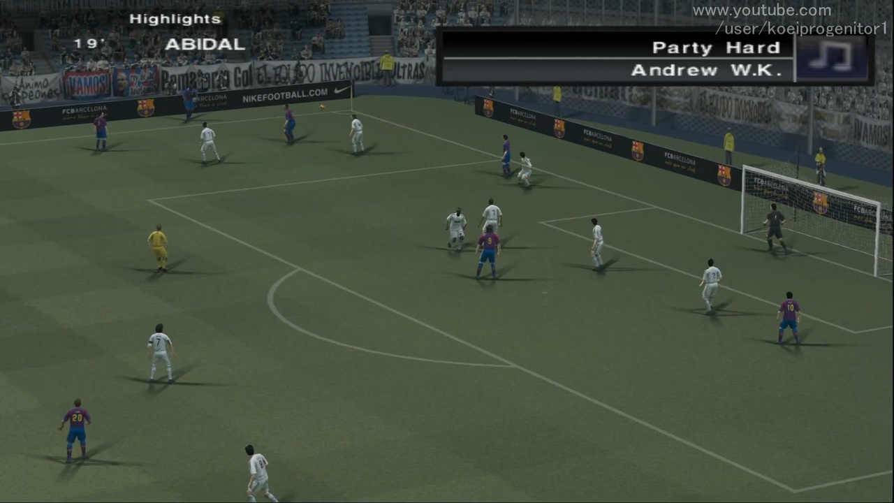 Throw-in power to 255 and score directly at Pro Evolution Soccer - TAS ...