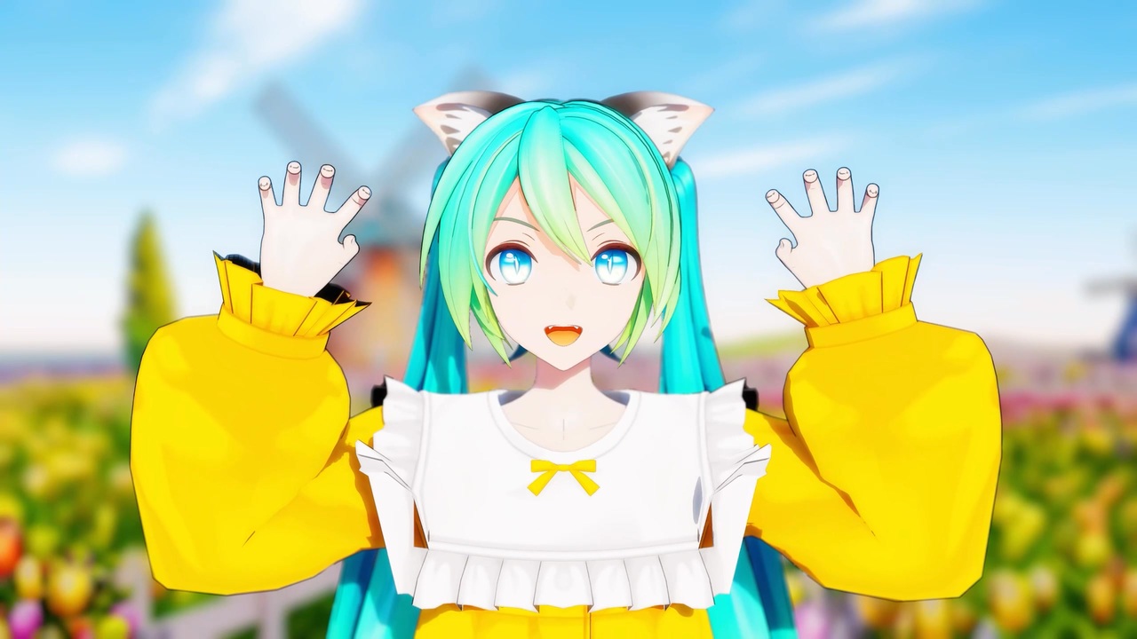 【MMD/MIKU】MIKU MIKU NYAN NYAN NYAN - ニコニコ動画