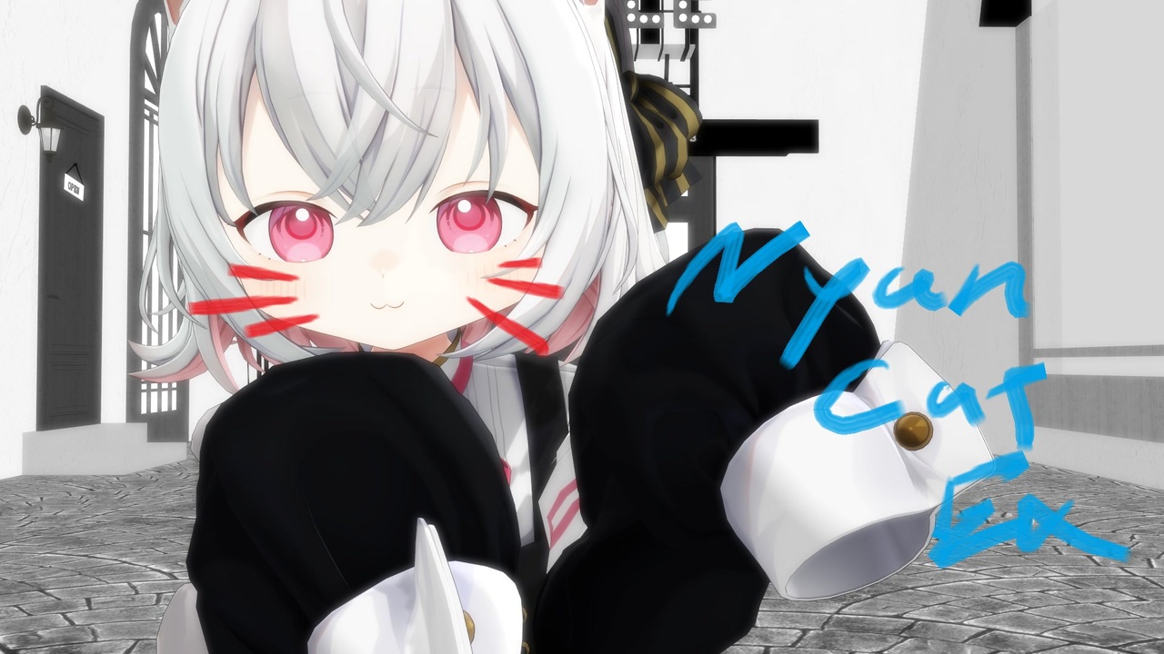 【小夜/SAYO】Nyan cat EX【MMD】 - ニコニコ動画