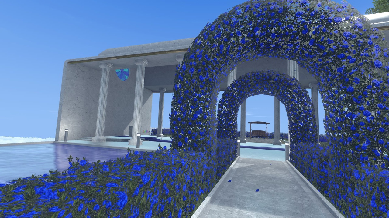 【VRChatワールド紹介】Blue rose palace - ニコニコ動画