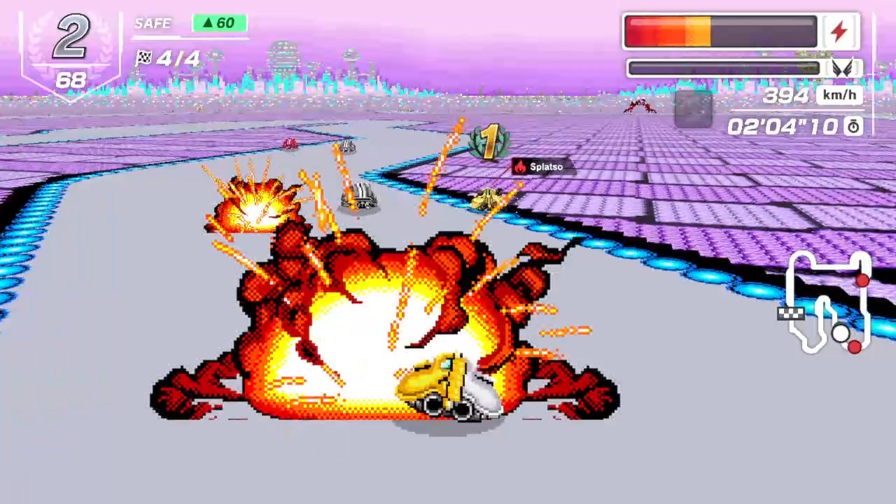 ミラーのホワイトランドで初めて1位をとれました【F-ZERO99】 - ニコニコ動画