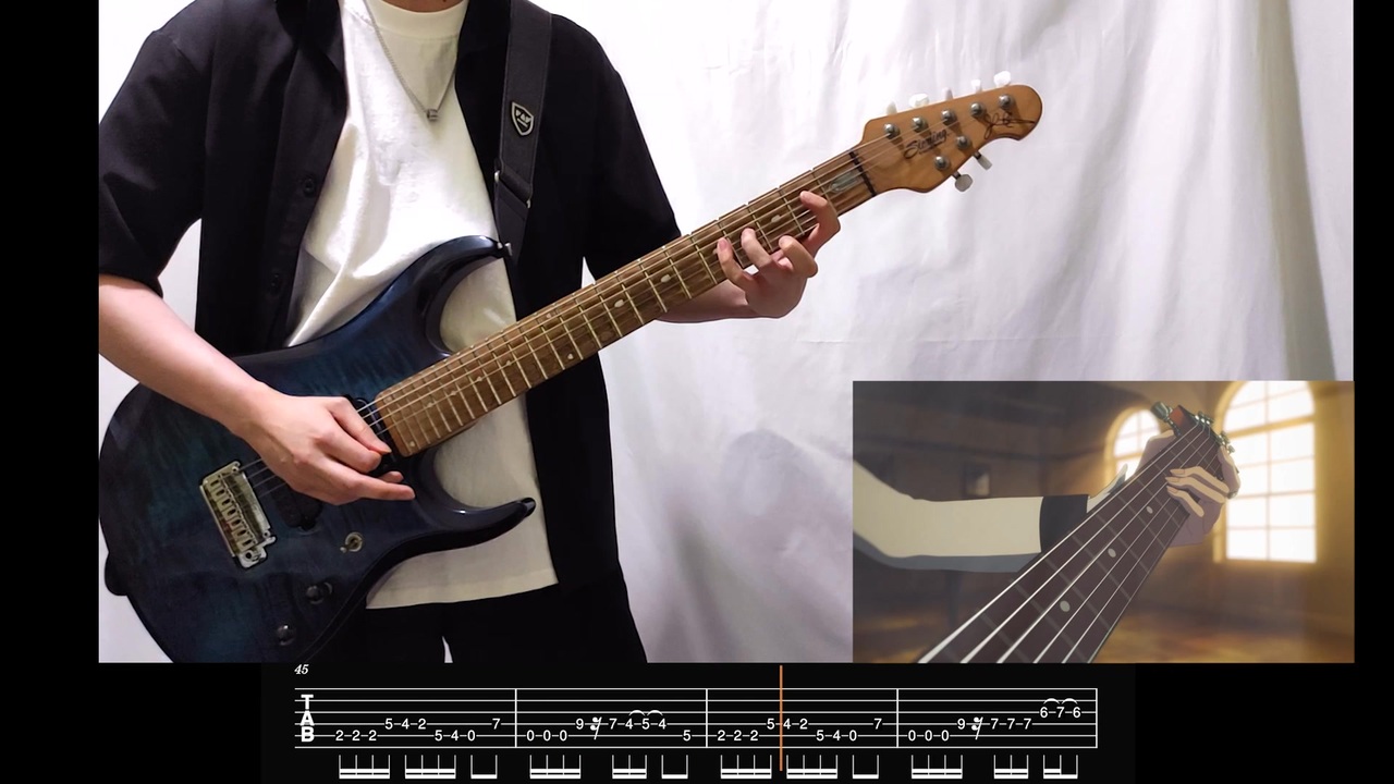 [FULL TAB] Ghost Dance / LITE [弾いてみた] [ロックは淑女の嗜みでして] - ニコニコ動画