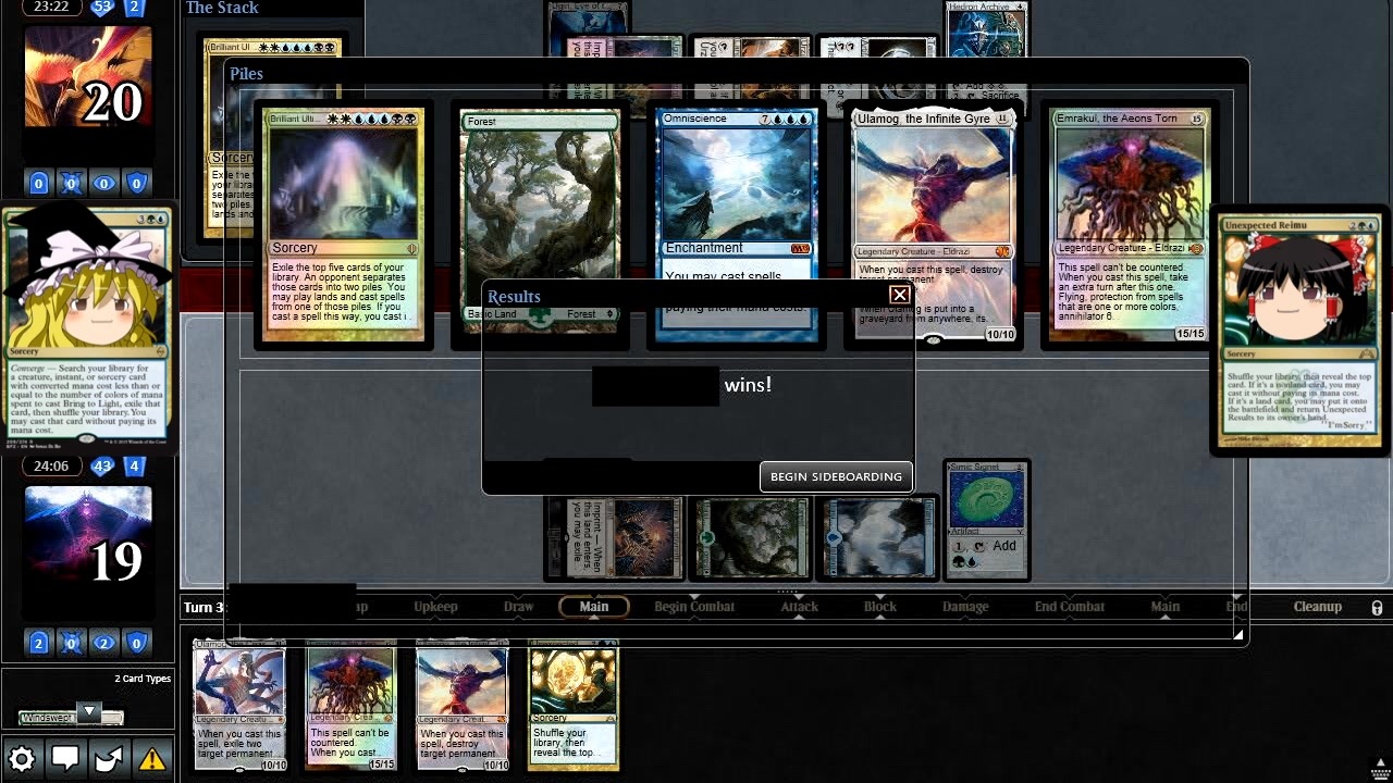 [MTG]予想外の下に372[MO] - ニコニコ動画