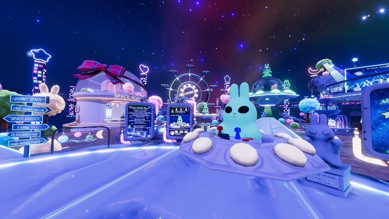 【VRChatワールド紹介】Alien Rabbit Space - ニコニコ動画