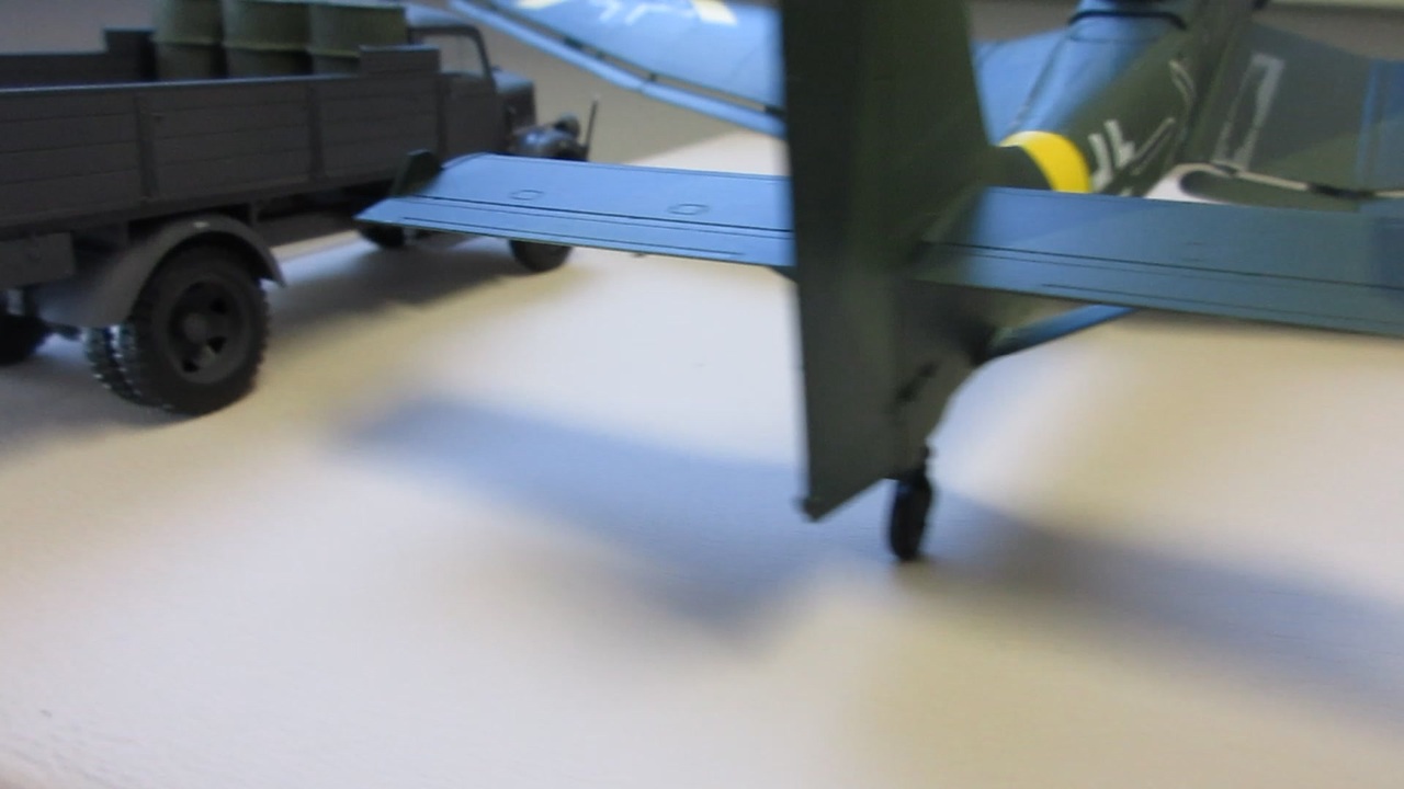 ユンカース Ju87G-2 STUKA ANTI TANK ATTACKER 1/48 HASEGAWA & GERMAN 3TON 4X2 ...