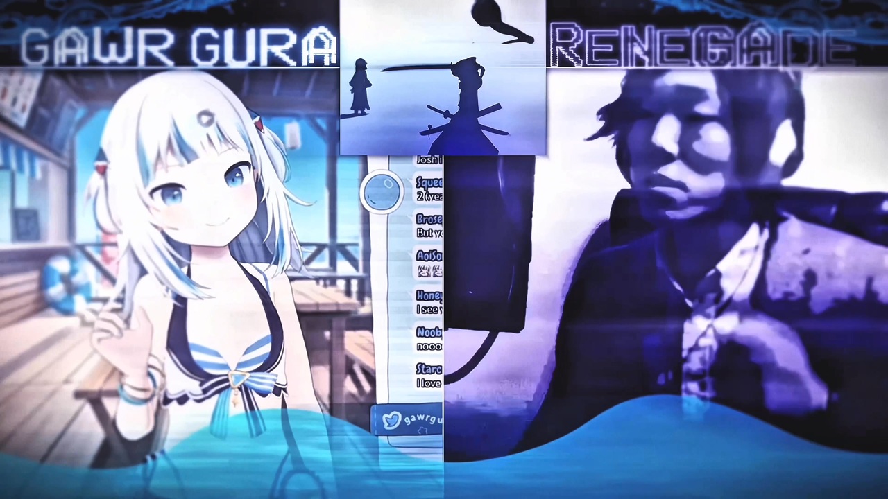 がうる・ぐら vs Renegade ボイパ対決 Bad Apple Scan!! - ニコニコ動画