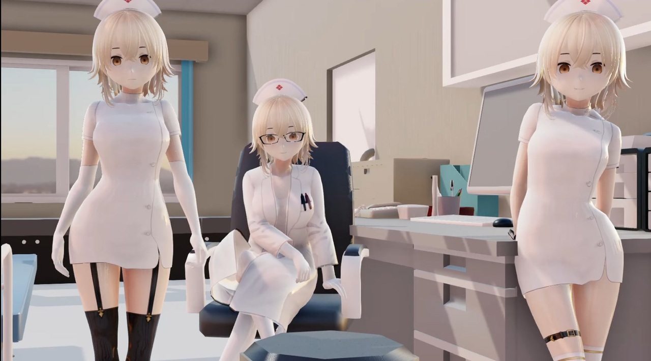 【MMDモーション配布】ナースロボ タイプTちゃんに連れられて1Fの病室から2Fの診察室まで案内してもらうモーション【VOICEVOX劇場 ...