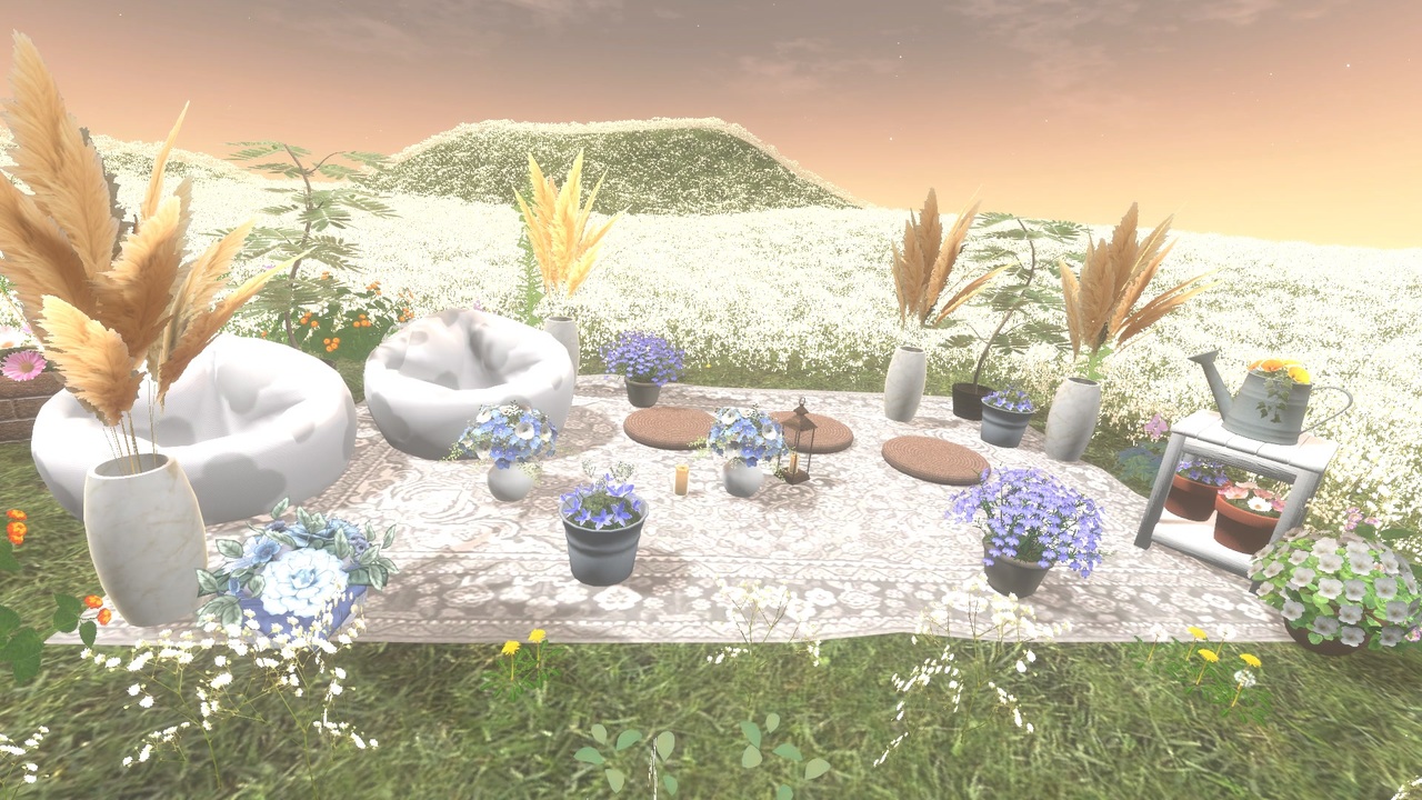 【VRChatワールド紹介】Flower Meadow Moments - ニコニコ動画
