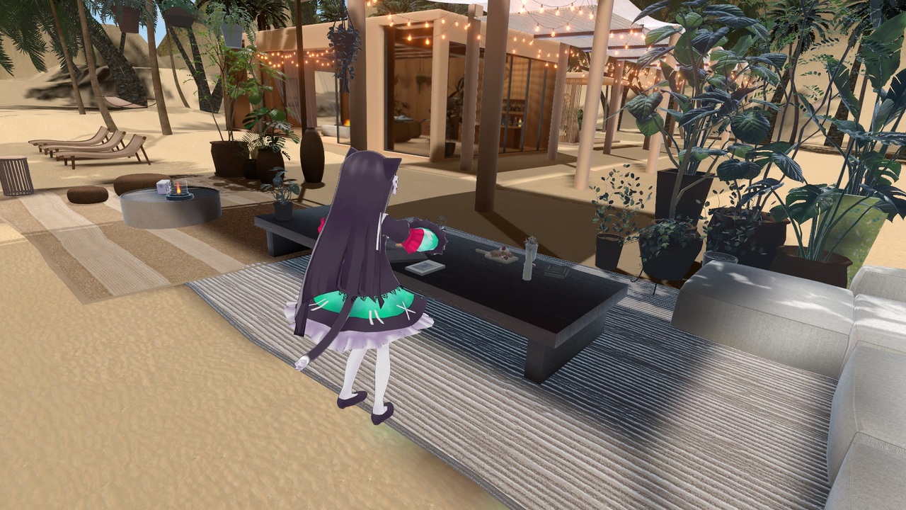 【VRChatワールド紹介】008-Tropical Oasis Retreat- - ニコニコ動画