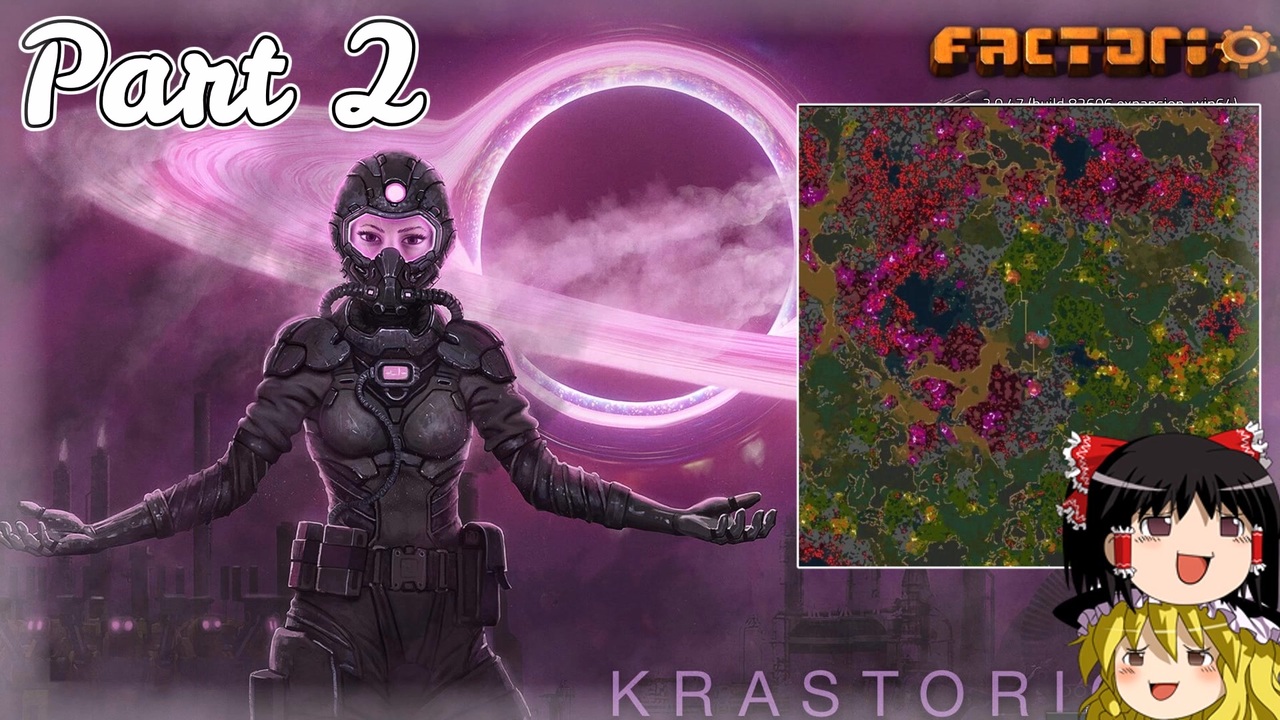 Factorio - K2 Spaced Out & 死の世界特盛 & Maraxsis & Cerys & AAI ゆっくり実況 #2 ...