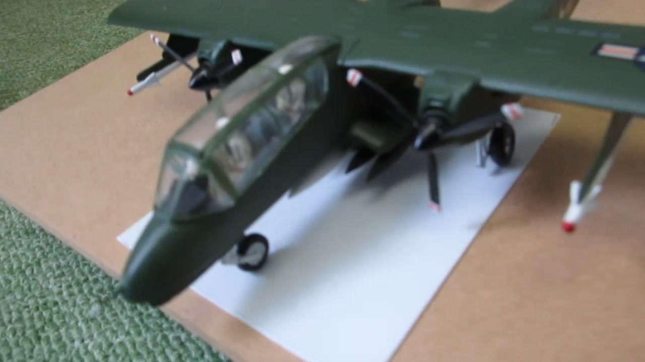 OV-10A BRONCO 1/72 HASEGAWA & A-5 ビジランティー 1/72 HASEGAWA - ニコニコ動画