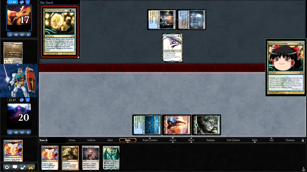 [MTG]予想外の下に389[MO] - ニコニコ動画