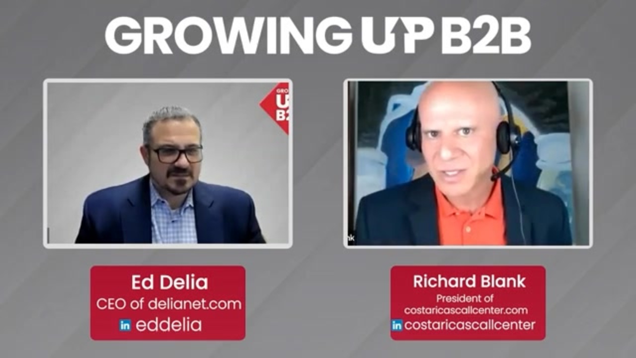 Growing up B2B podcast guest Richard Blank Costa Ricas Call Center - ニコニコ動画
