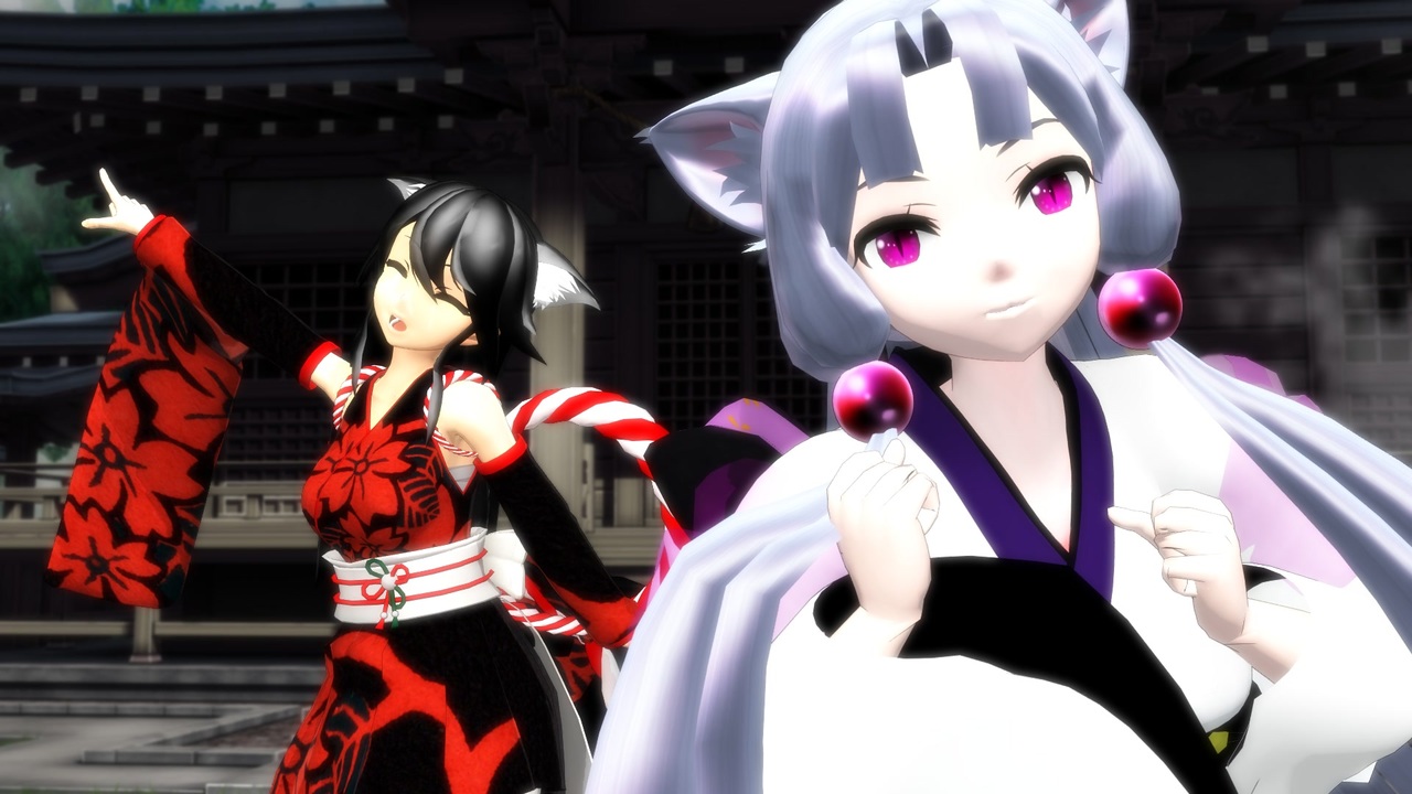 【東北イタコ誕生祭2025】キスキツネ(UST配布)【UTAU+MMD】 - ニコニコ動画