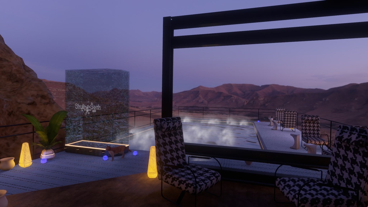 【VRChatワールド紹介】Skyline Soak - ニコニコ動画