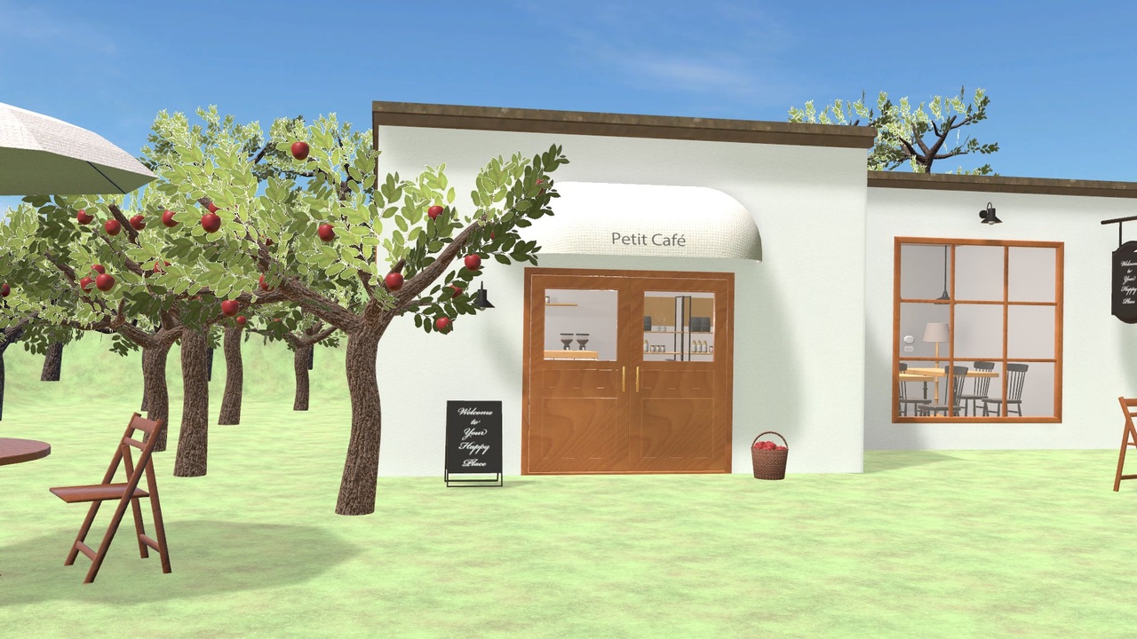 【VRChatワールド紹介】La Fille Petit Cafe - ニコニコ動画