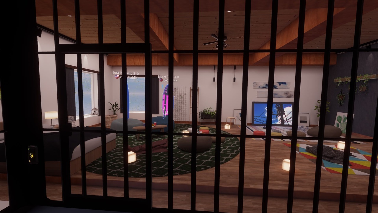 【VRChatワールド紹介】JustHポータルがいる生活 - ニコニコ動画