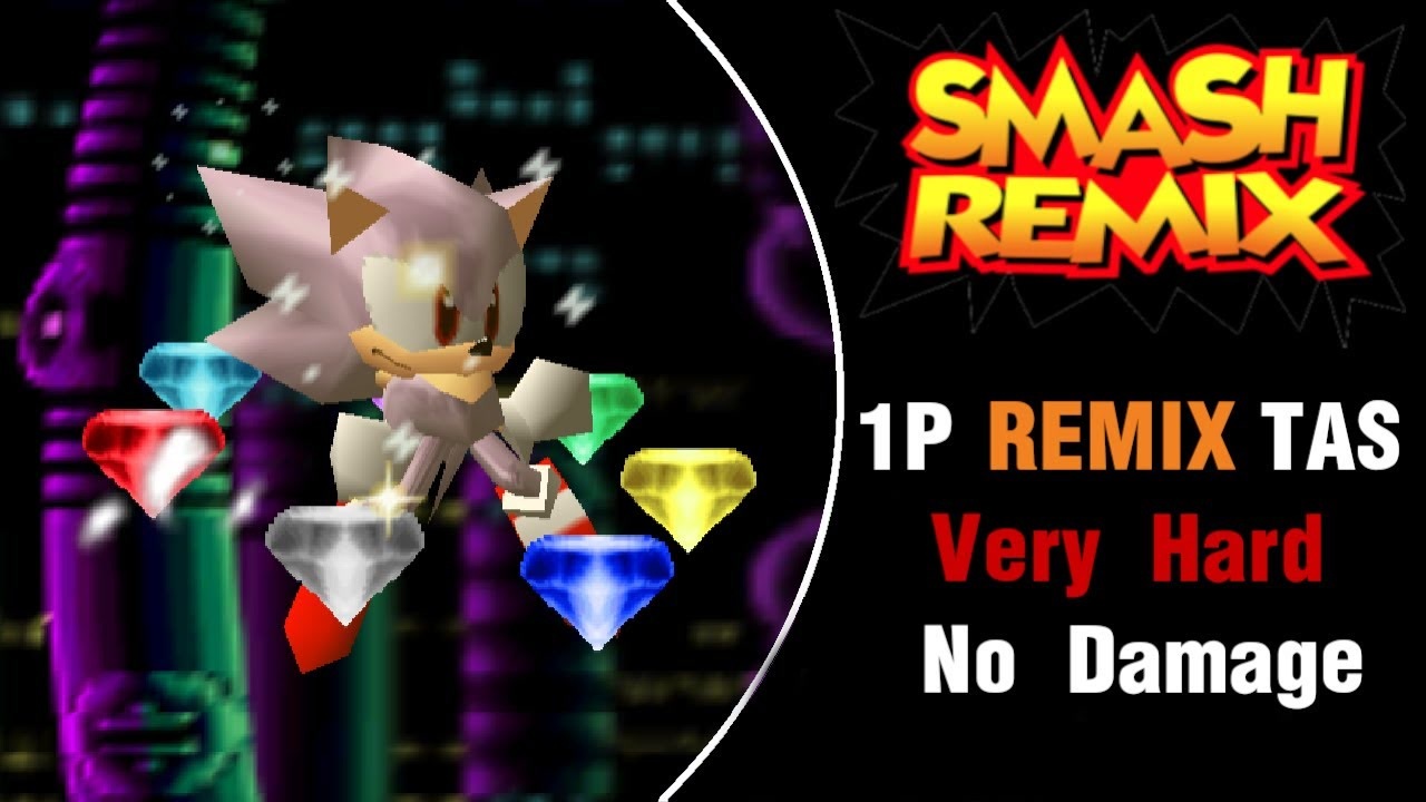 Smash Remix [TAS] - Hyper Sonic Remix Mode (Very Hard, No Damage) - ニコニコ動画