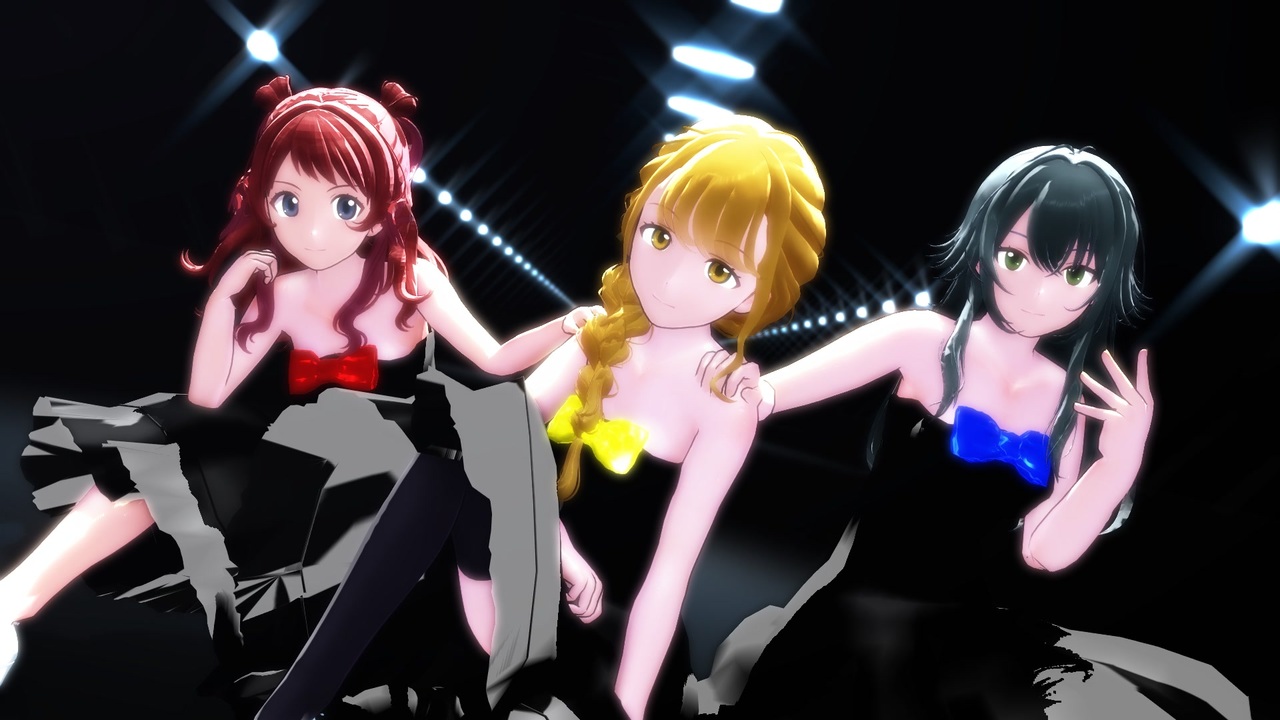 [MMD]『CH4NGE』咲季・手毬・ことね - ニコニコ動画