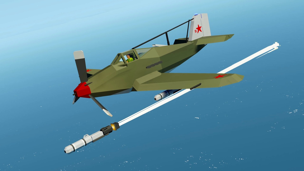 [StormWorks] Bell P-39 Airacobra with RS-132 - ニコニコ動画