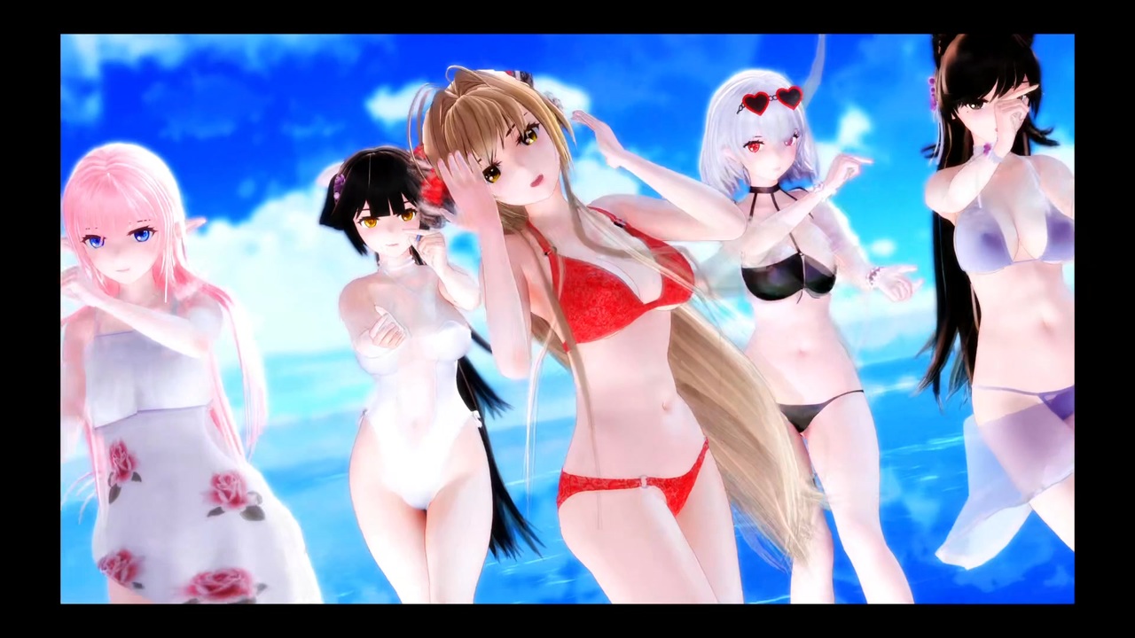 【MMD】Summer Time SPS式千斗いすず、愛宕、高雄、シリアス、ユーニス水着版 - ニコニコ動画