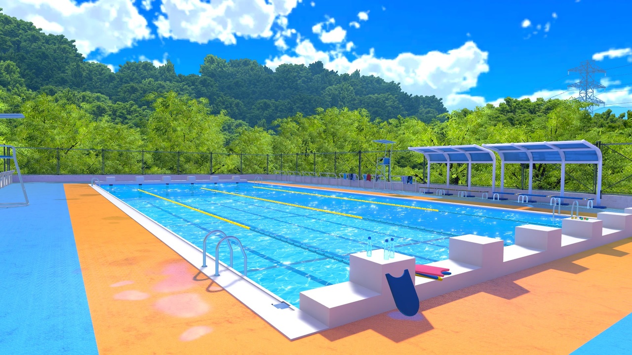 【VRChatワールド紹介】澄夏町学校 プール開放日 -School Swimming Pool in Summer- - ニコニコ動画