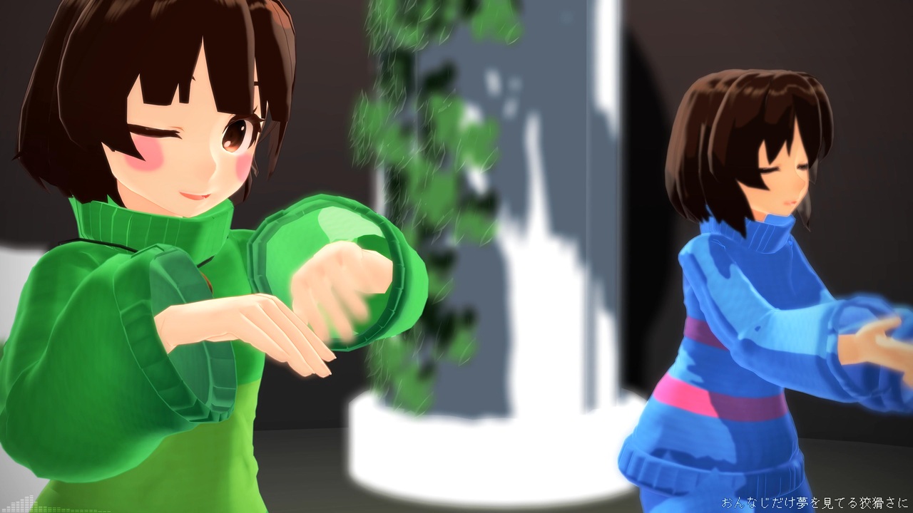 【MMD UNDERTALE】FriskとCharaが踊る「プロトディスコ」 - ニコニコ動画