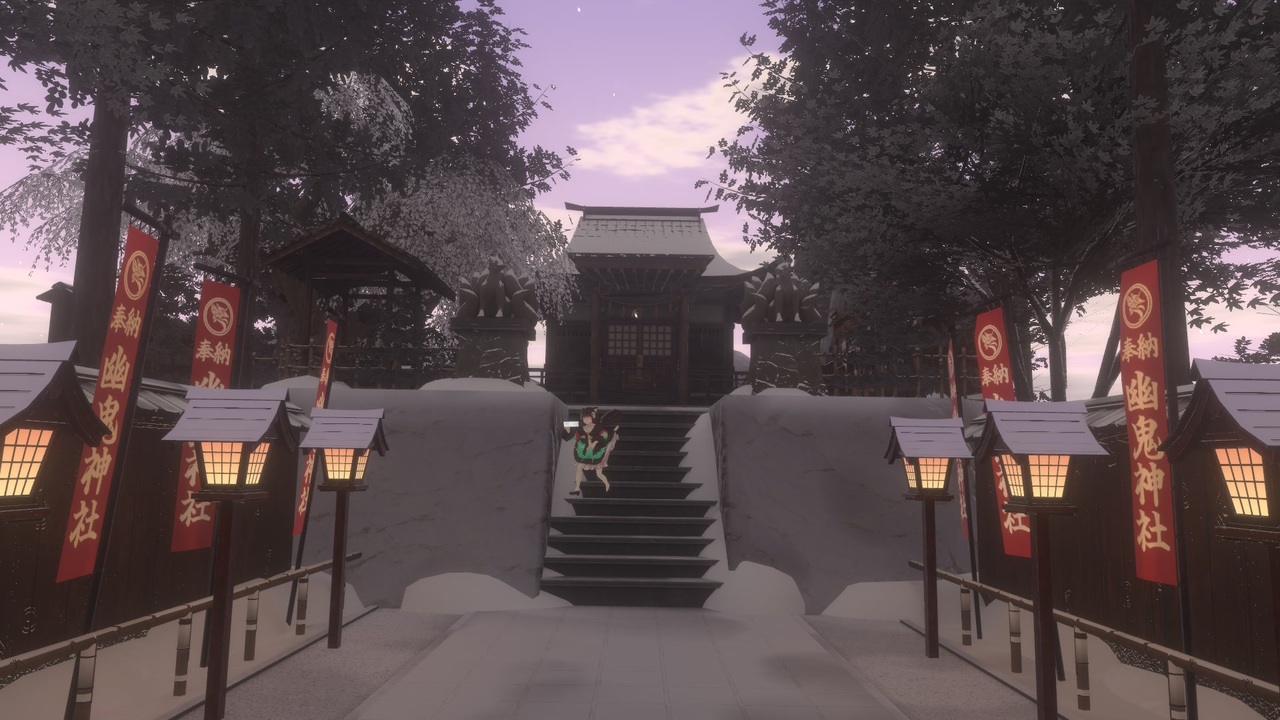 【VRChatワールド紹介】幽鬼神社 -Yuki Shrine- - ニコニコ動画