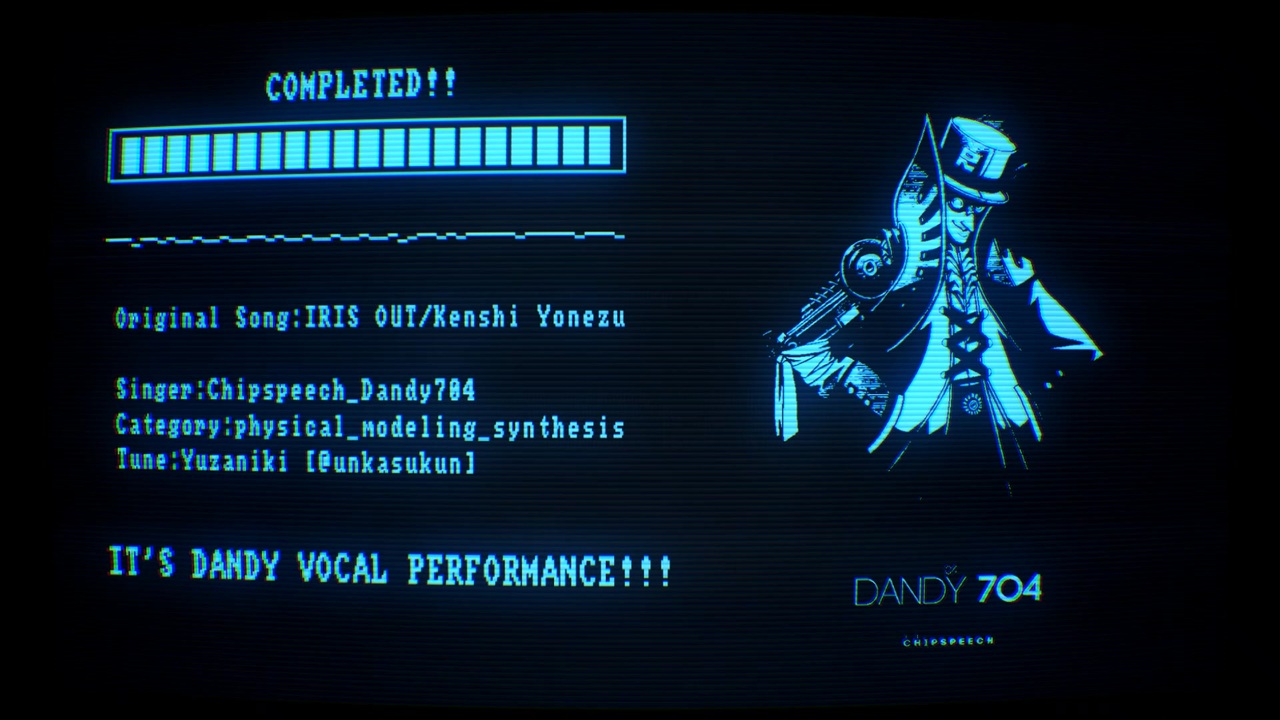 【chipspeech】IRIS OUT/米津玄師 Dandy 704cover【調声晒し】 - ニコニコ動画