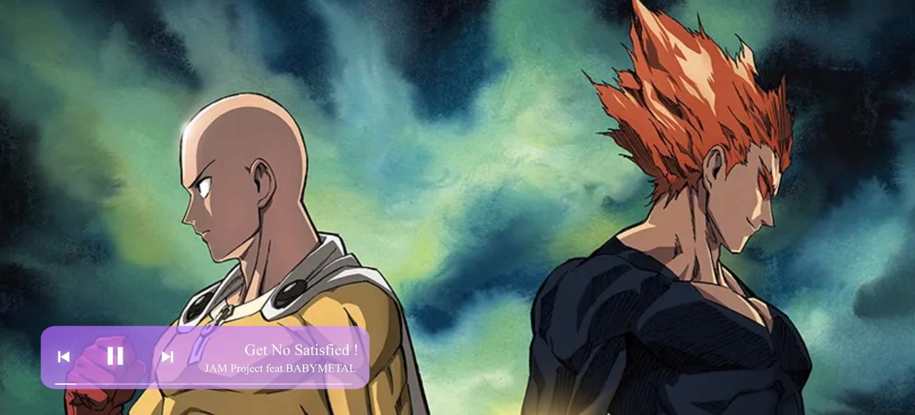 【OP Full ver.】「ワンパンマン」第3期 オープニング "Get No Satisfied !" by JAM Project feat.BABYMETAL - ニコニコ動画