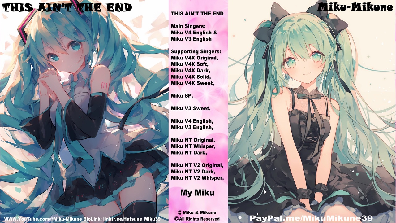 Hatsune Miku English (Miku V4 English & Miku V3 English) 初音ミク (Miku and ...