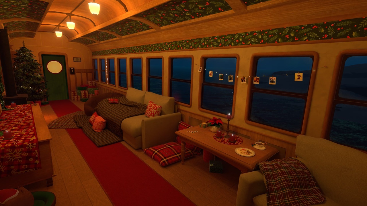 【VRChatワールド紹介】Night on the Polar Express - ニコニコ動画