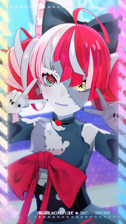 Kureiji Ollie「M@GICAL☆CURE! LOVE ♥ SHOT!」#shorts 【MMD】【ホロライブID ...